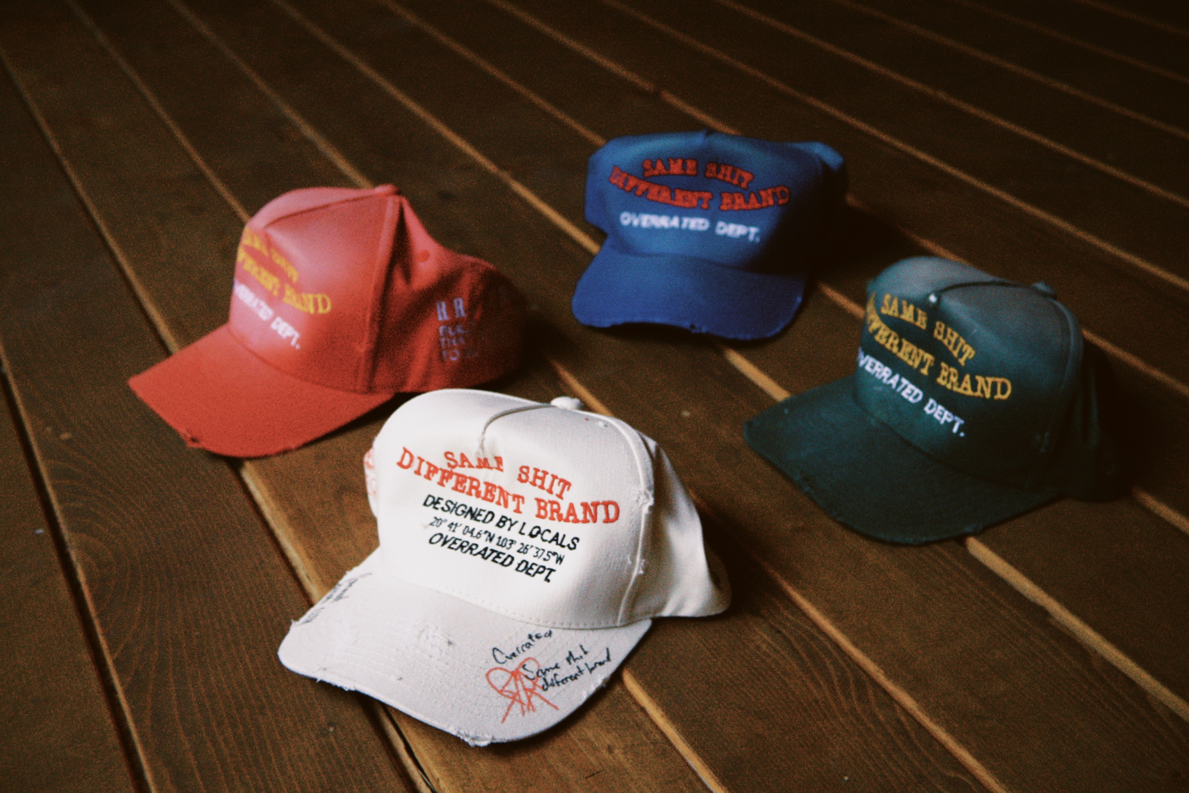 Gorras exclusivas - Overrated México y Los Ángeles, California