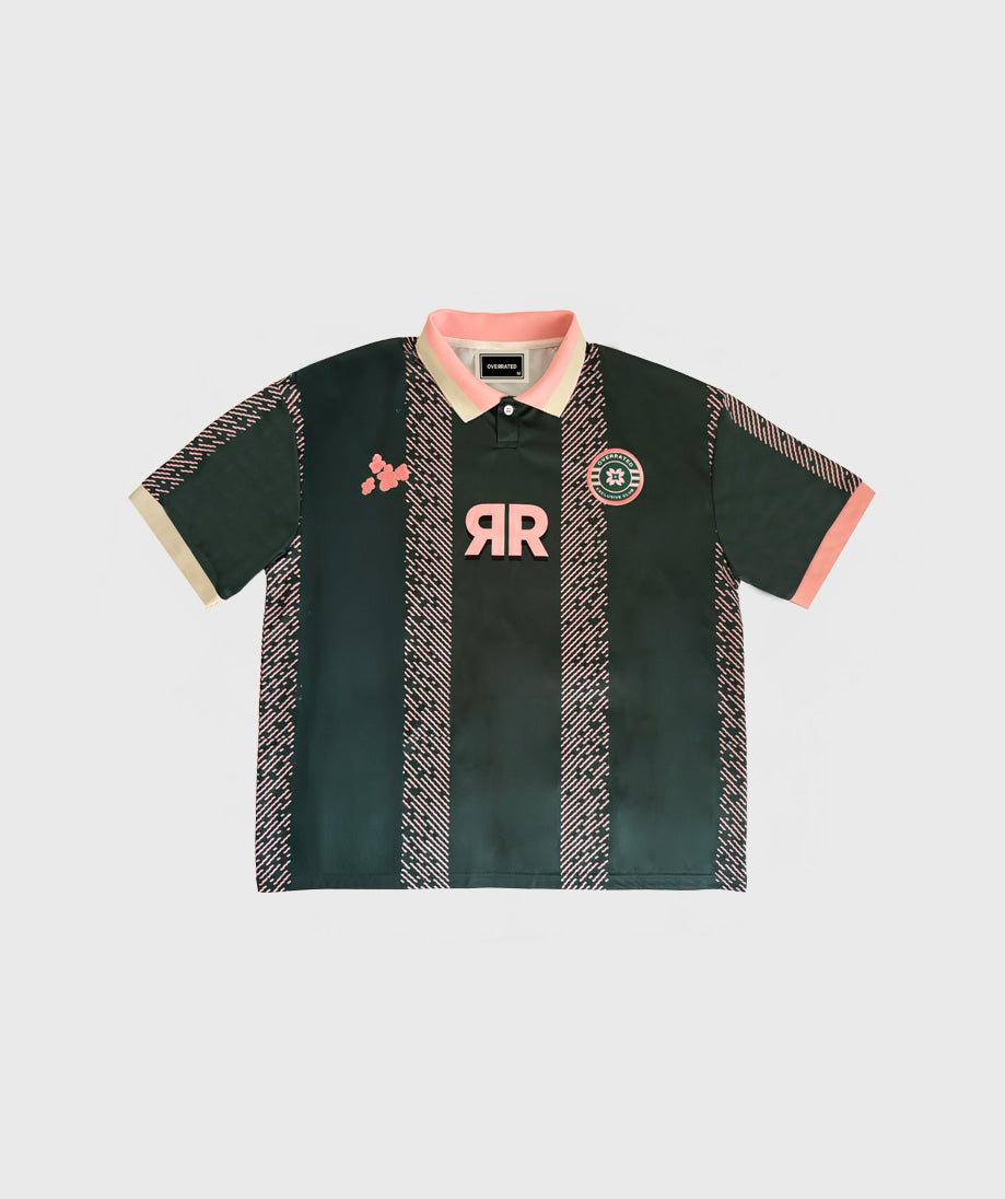 Jersey Green & Pink | Overrated® - Estilo Retro con Actitud